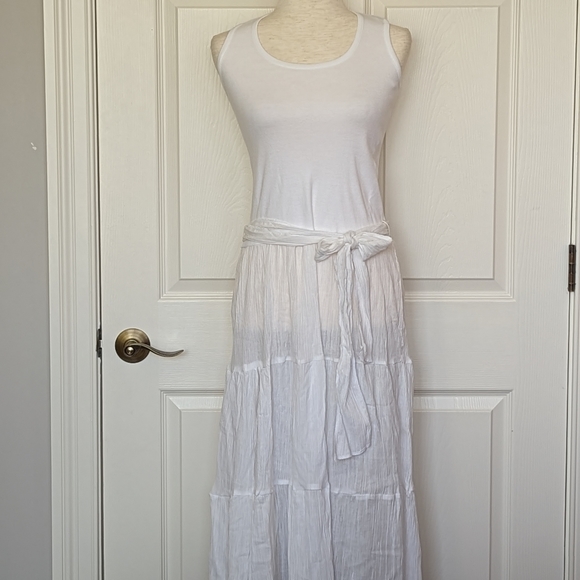 Collection XIIX | Dresses | Nwt White Ruffled Tiered Boho Dress ...